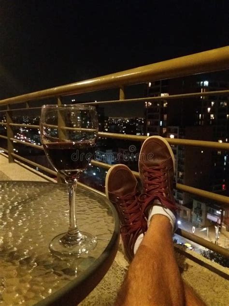 Chilling On The Balcony Stock Image Image Of Railing 339573007
