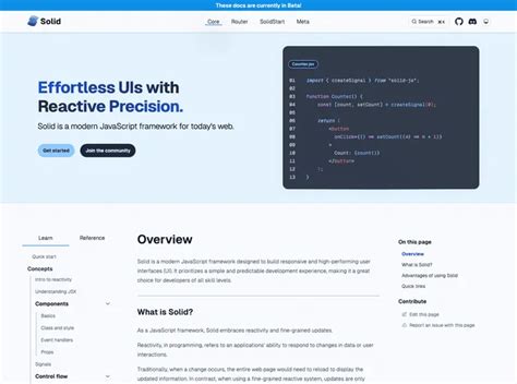 Solid Docs Tailwind Resources