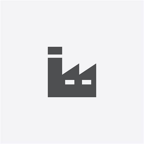 Premium Vector Factory Icon