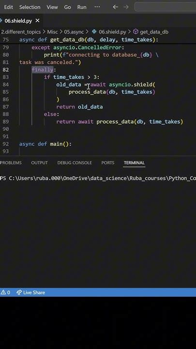 09 Python Asynchronous Programming Shielding Tasks From Cancellation