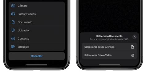 WhatsApp permite enviar fotos y vídeos en su calidad original