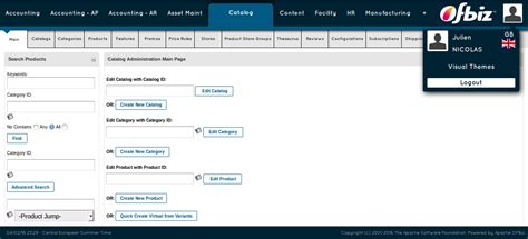 visual themes gallery ofbiz project open wiki apache software foundation