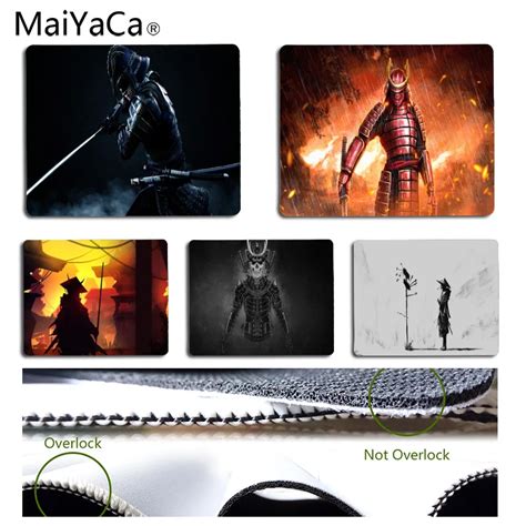 Maiyaca Arrivals Japanese Samurai Gamer Speed Mice Retail Small Rubber