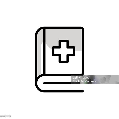 First Aid Handbook Universal Line Icon Design With Editable Stroke