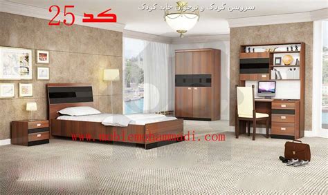 سرویس خواب جوان و نوجوان وکیوم کد ۸۸ شامل تختپاتختیمیز کامپیوتر سرویس خواب ملایر