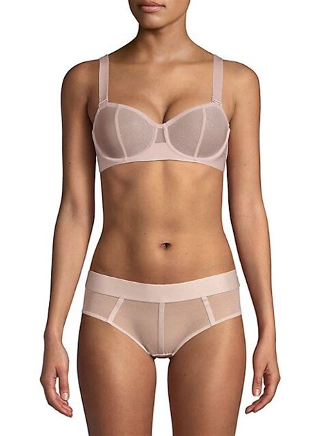Sheers Mesh Convertible Strapless Bra