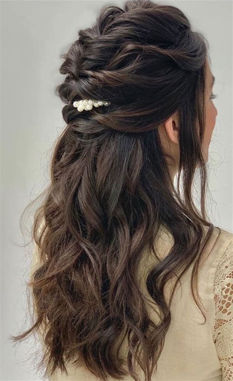 Half Up Half Down Braid Hairstyles 1 Fab Mood Wedding Color