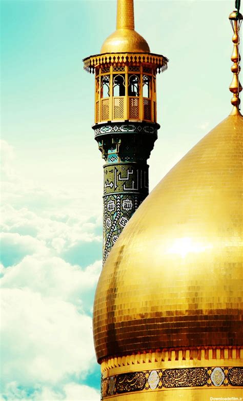 عکس لایه باز حرم حضرت معصومه