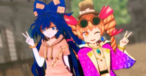東方mmd 依神姉妹 一本たたらのイラスト Pixiv