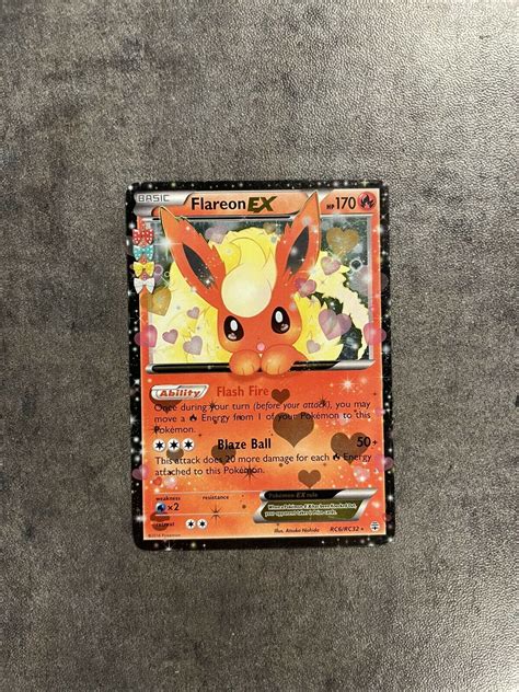 Pokemon Card Tcg Flareon Ex Generations Rc6 Rare Radiant Collection