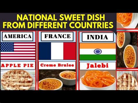 National Sweet Dish By Different Countries Alag Alag Desho Ke