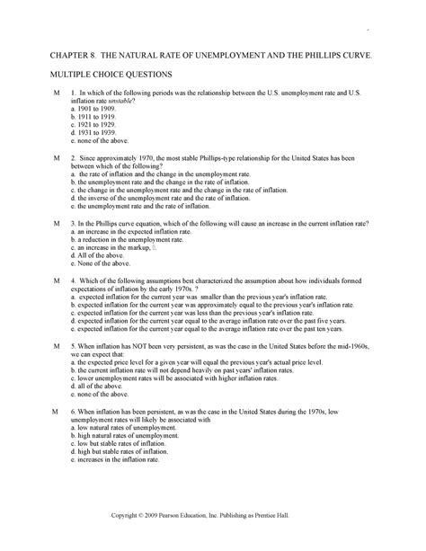 phillips curves chapter 8 the natural rate of unemployment and the