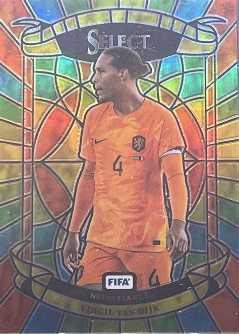 Virgil Van Dijk 2022 Select Fifa Stained Glass 28 Price Guide Sports