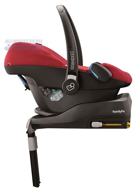 Автолюлька Maxi-Cosi Pebble Water Color Blue купить с базой FamilyFix