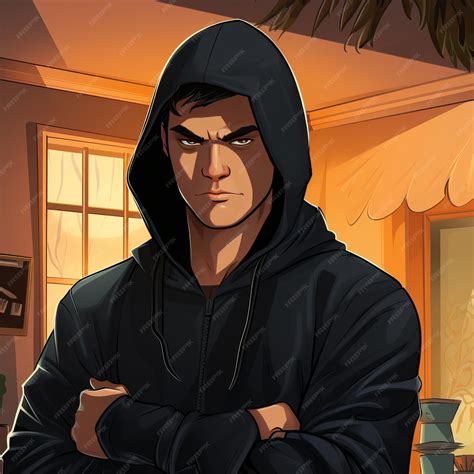 premium photo the stealthy intruder unveiling the dc comicstyle
