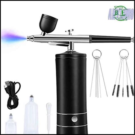 1 SET Airbrush Kit Аккумуляторный Беспроводной Компрессор Для Аэрографа ...