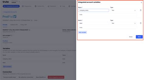 Addingediting Context Variables In An Integrated Account Truto Documentation
