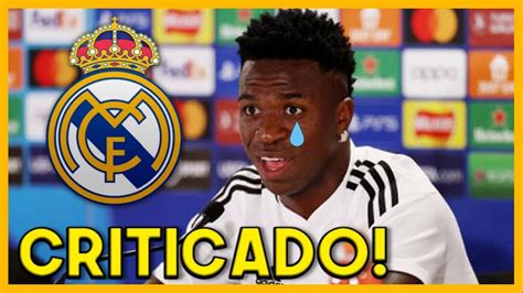 BOMBA NÃO ACREDITO COMO PODEM FAZER ISSO O VINI ÚLTIMAS NOTÍCIAS DO REAL MADRID YouTube