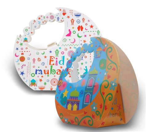 Eid Mubarak Goodie Box Treat Boxes Eid Mubarak T Boxes Mosque Star