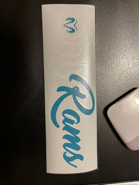 Only Rams Decal Etsy