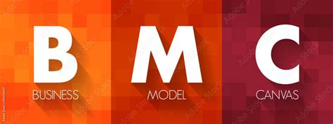 BMC Business Model Canvas Strategic Management Template Used For