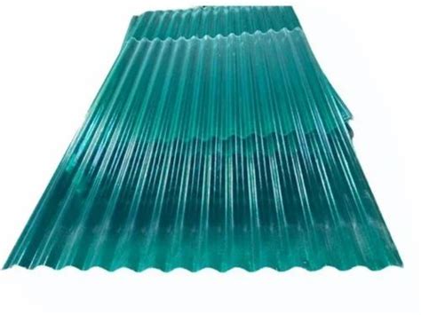 Green Polished Frp Corrugated Roofing Sheet Thickness 2mm At ₹ 1400