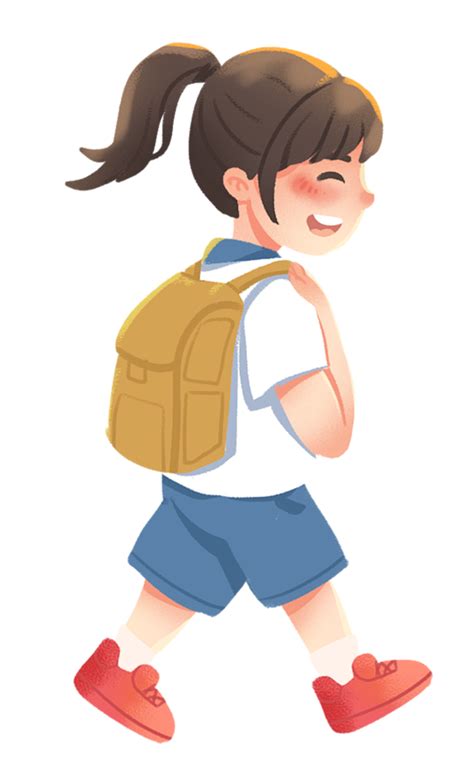 千库网开学季女孩上学元素编号13321213