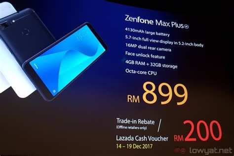 Asus Zenfone Max Plus M With Display Lands In Malaysia For Rm Lowyat Net