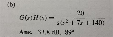 Solved Find Gain Margins And Phase Margins If They Exist