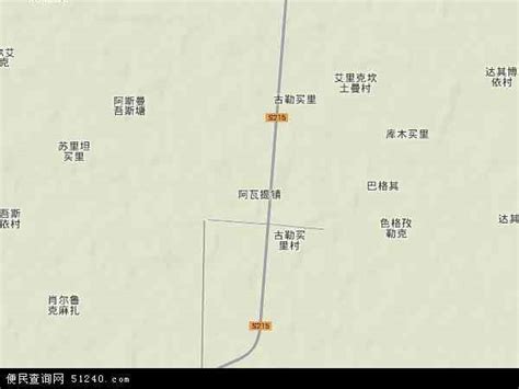 喀什地区巴楚的地图 喀什地区县版 喀什地区 大山谷图库