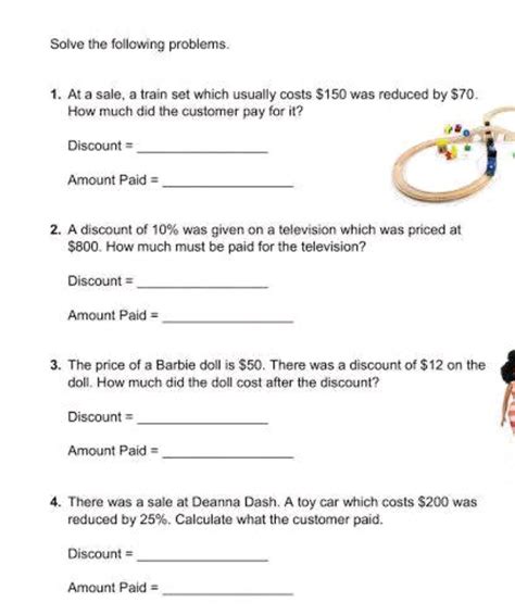 Solve The Following Problems At A Sale A Studyx