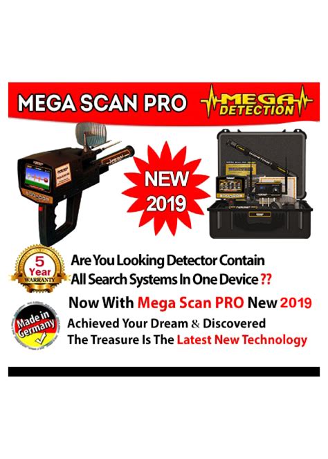 Mega Scan Pro גלאי זהב 2020 ארז גלאים