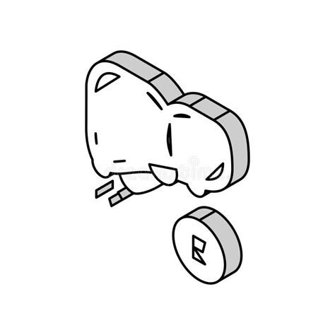 Type E Hepatitis Isometric Icon Vector Illustration Stock Vector