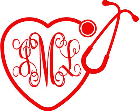 Heartbeat Stethoscope Svg Nurse Svg Cut File Nurse Clipart Png Svg