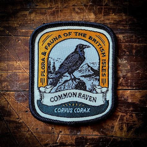 Common Raven Patch The Adventure Patch Company