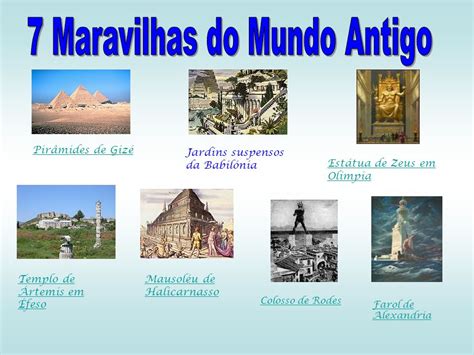 As Sete Maravilhas Do Mundo Antigo Mundo Antigo Sete 42 OFF
