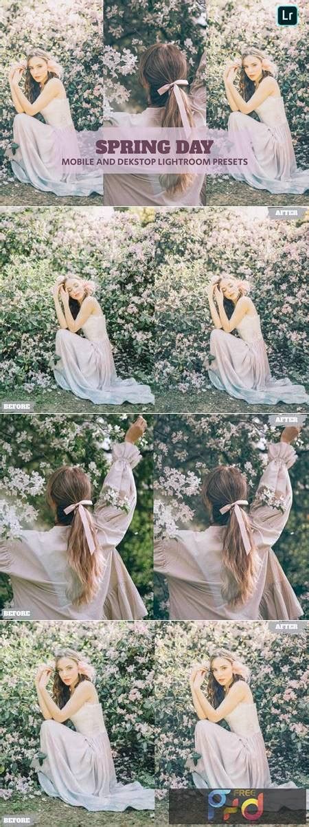 Spring Day Lightroom Presets Dekstop And Mobile V8LHQSB FreePSDvn