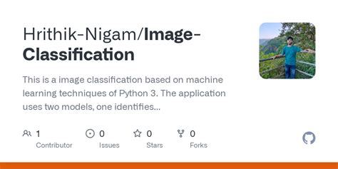 GitHub Hrithik Nigam Image Classification This Is A Image Classification Based On Machine
