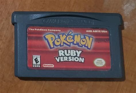 Gameboy Gamepokemon Ruby On Carousell