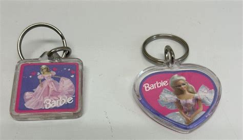 Vintage 1997 Mattel Barbie Keychain Lot Of 2 Ebay Mattel Barbie