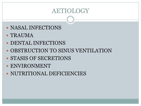 Acute Sinusitis Ppt