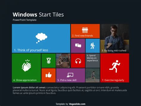 Windows Start Tiles Powerpoint Template Vegaslide