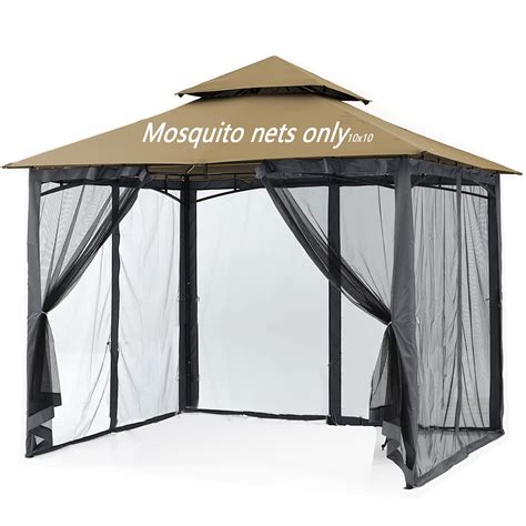 Mosquito Netting For Gazebo Canopy Replacement Screen Walls Netting