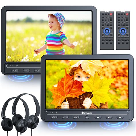 105 Dual Screen Portable Dvd Player For Car With Battery Pumpkin