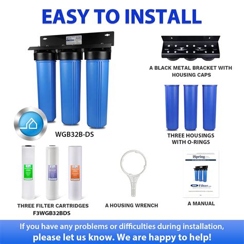 Ispring Wgb32b Ds 3 Stage Whole House Water Descaler Filter System Ispring® Dealer Network
