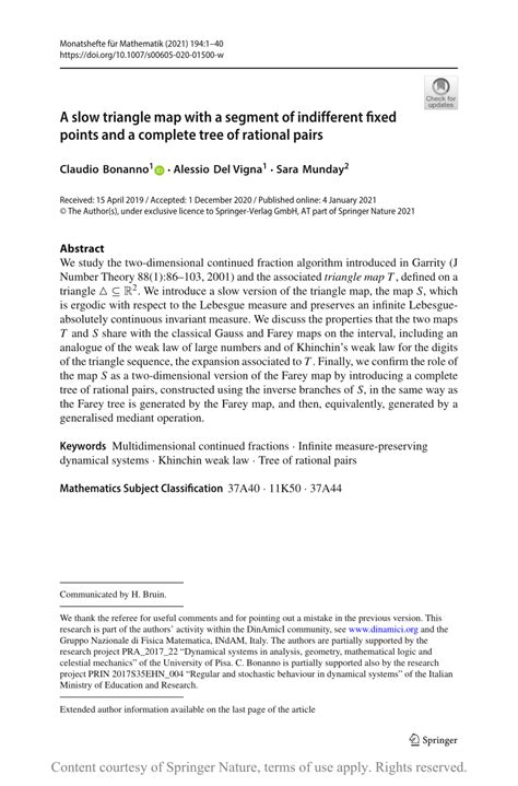 A Slow Triangle Map With A Segment Of Indifferent Fixed Points And A Complete Tree Of Rational
