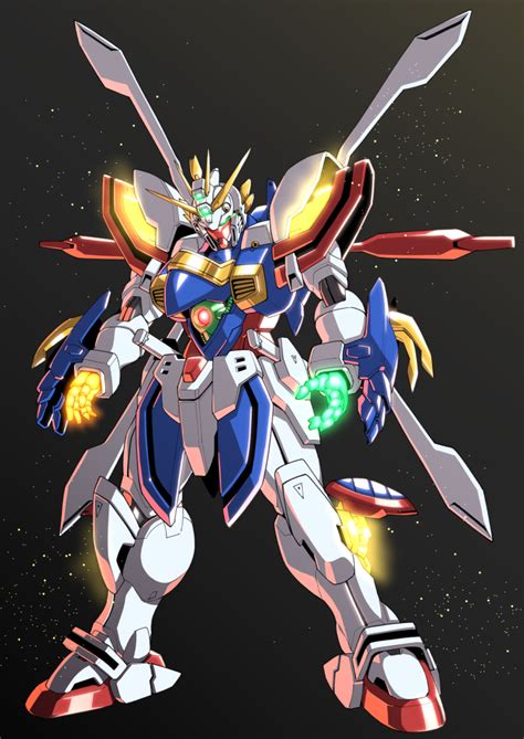 God Gundam And Shining Gundam Gundam And 1 More Drawn By Shoujinigou