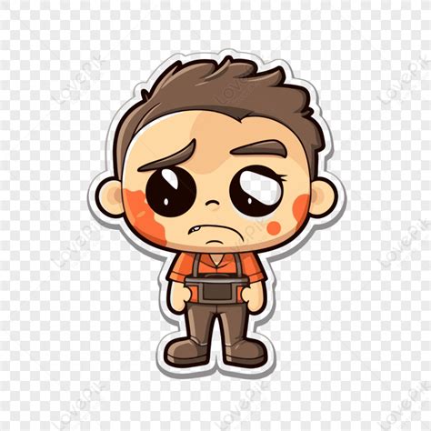 Hình ảnh Sticker Linh Vật Chibi Vectơtội Lỗinhãn Dánvặt Png Miễn Phí