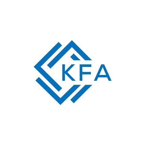 Kfa Letter Logo Design On White Background Kfa Creative Circle Letter Logo Concept Kfa Letter