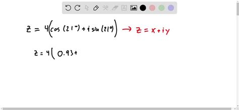 Solved Convert The Complex Number From Polar To Rectangular Form